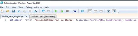 Powershell To Get User Home Directory Home Drive Last Logon And