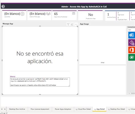 CoE Starter Kit BUG PowerBI CDSLegacy Aug2021 Error In Embedded Apps Issue 1016