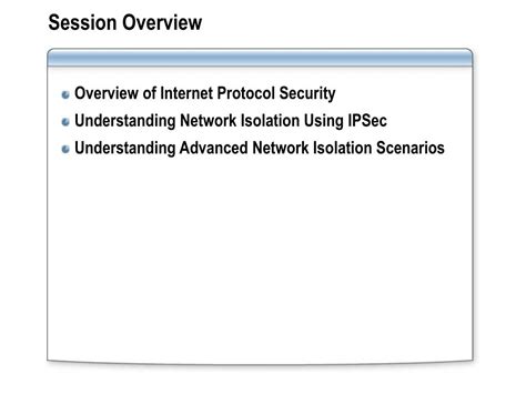 PPT Network Isolation Using Group Policy And IPSec PowerPoint Presentation ID 634066