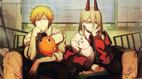 Denji Power Wallpaper