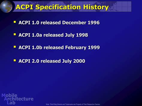 Ppt Acpi Overview Powerpoint Presentation Free Download Id4544374