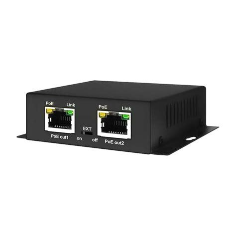 2 Port Poe Powered Ethernet Extender With 250m Transmission Sih Tech