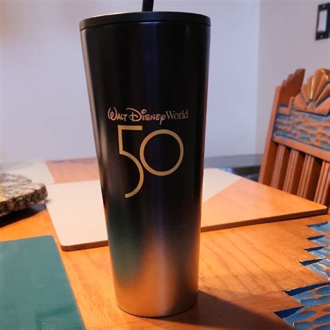 Disney Dining Disney Black And Gold Insulated Water Bottle Poshmark