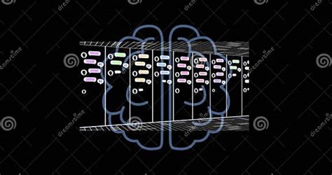 Image Of Ai Data Processing Over Brain And Computer Circuit Board Stock Image Image Of Brain