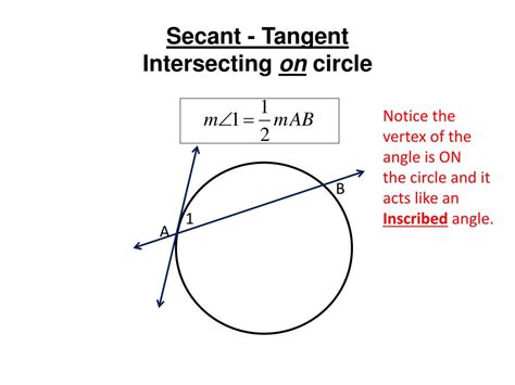 Ppt Secant Tangent Theorems Powerpoint Presentation Free Download