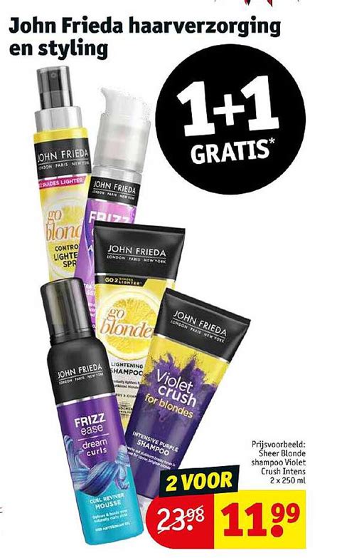 John Frieda Haarverzorging En Styling Aanbieding Bij Kruidvat 1foldersnl