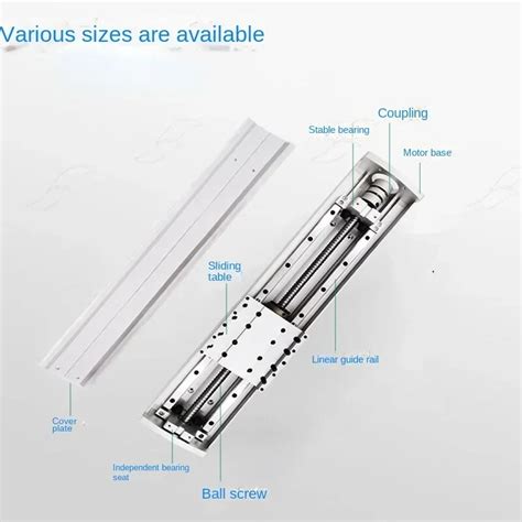 High Precision 120 Slide Table Module Linear Ball Screw Guide Slide Rail Electric Profile