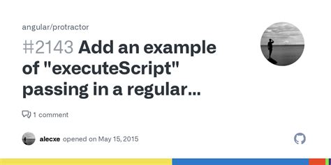 Add An Example Of Executescript Passing In A Regular Function · Issue