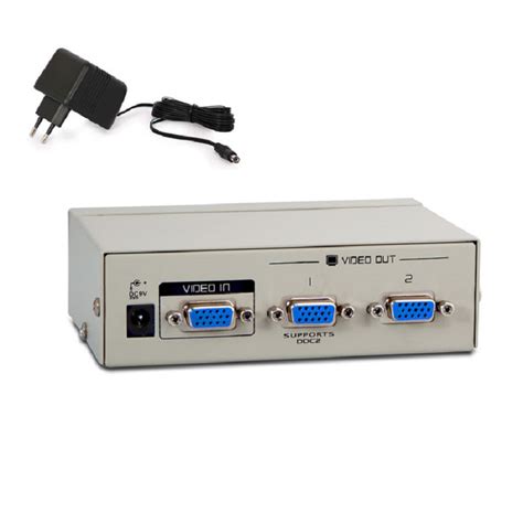 SPLITTER VGA 2 PORT 250Mhz Tanonline Gr