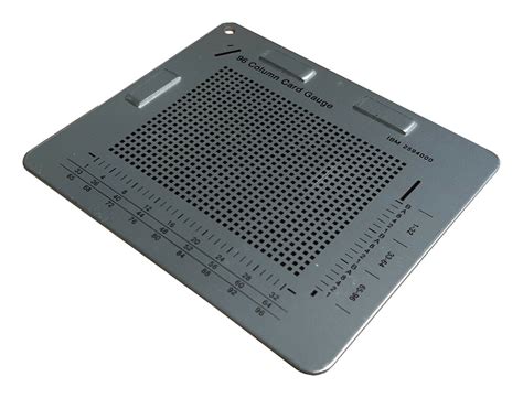 Ibm 96 Column Card Gauge Peripheral Computing History