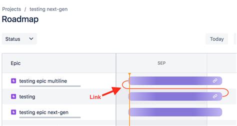 Roadmap Epic Linking Not Visible
