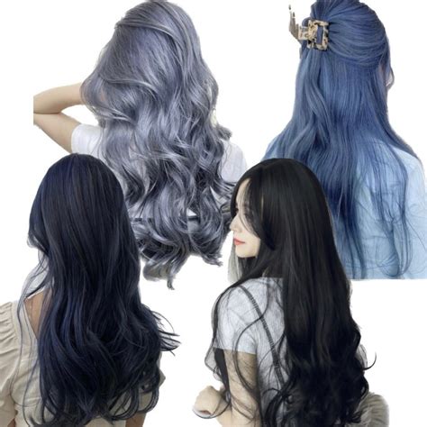 애쉬 염색 종류 탈색 후 Or 없이 애쉬블랙 검정 딥 다크 애쉬블루 염색 추천 색 물빠짐 네이버 블로그
