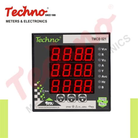 techno led 3 phase voltmeter at 967 60 inr in coimbatore techno