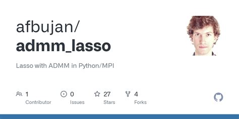 Github Afbujanadmmlasso Lasso With Admm In Pythonmpi