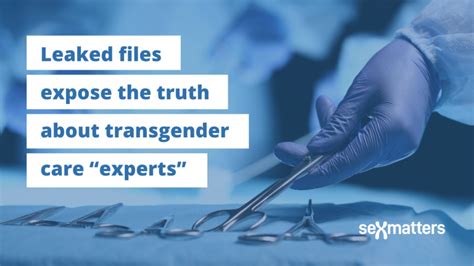 Wpath The Truth About “gender Affirming Healthcare” Sex Matters