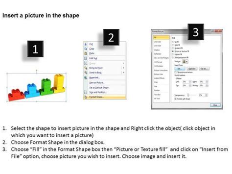 Business Cycle Diagram 3d Lego Blocks Step Process 4 Stages Sales Diagram