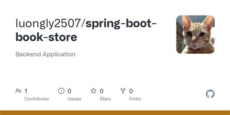 Github Luongly2507spring Boot Book Store Backend Application