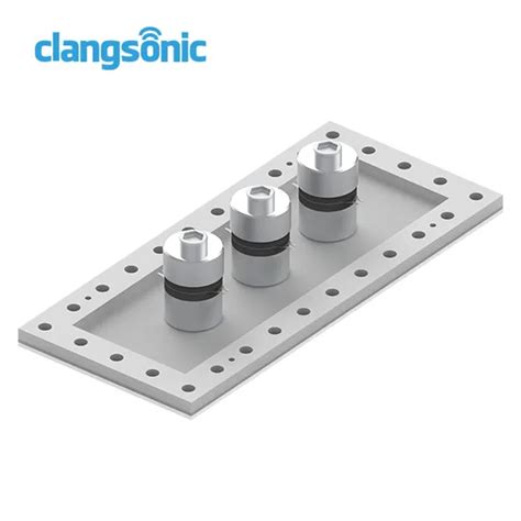 High Power Customized Textile Finishing And Dyeing 80khz 800w Ultrasonic Transducer Plate