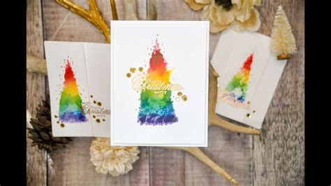 unity quick tip rainbow stamping with watercolors {video 3 with crystal} youtube watercolor