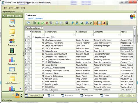 Active Table Editor Database Software 10 Off For Pc