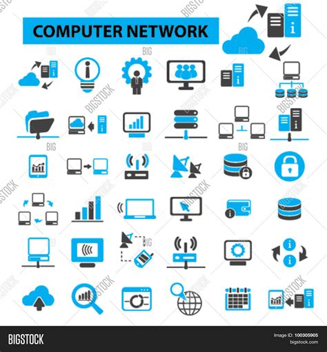 Computer Network Vector And Photo Free Trial Bigstock