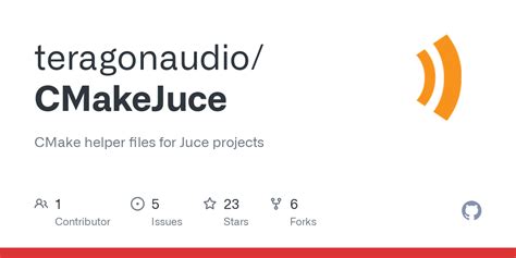 Github Teragonaudiocmakejuce Cmake Helper Files For Juce Projects
