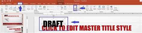 How To Add A Draft Watermark On Powerpoint PresentationSkills Me