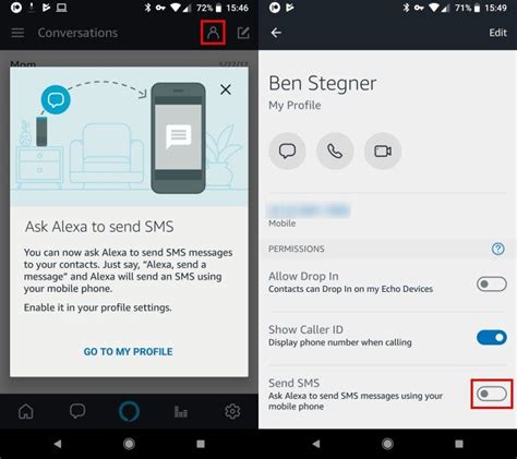 how to send text messages with alexa