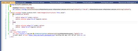 Globalization And Localization In Aspnet Core With Resource Files