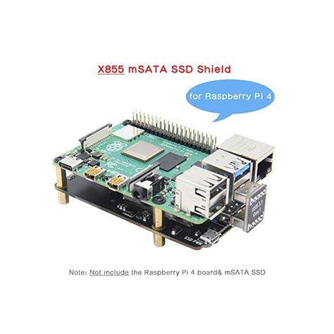 buy geekworm raspberry pi 4 msata storage raspberry pi 4 model b msata