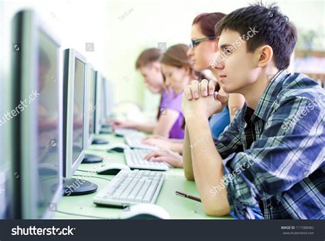 Adult Computer Classroom Images Stock Photos Vectors Shutterstock