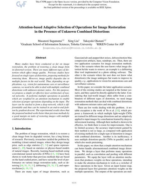 Pdf Attention Based Adaptive Selection Of Operations For Image