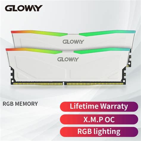 2 Gloway Memoria Ram 3200mhz 3600mhz Rgb Ddr4 8gbx2pcs Memory Dimm