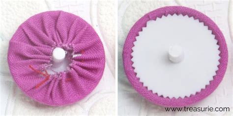 How To Make FABRIC BUTTONS Kit And No Kit TREASURIE