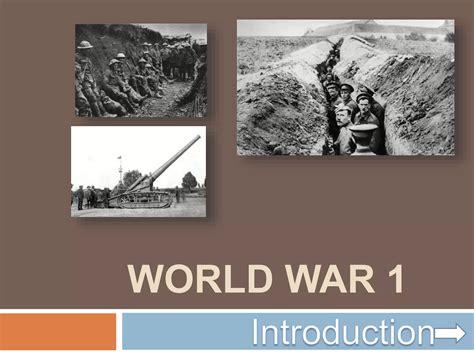 World War 1 For Grade 7 8 And 9 Pptx
