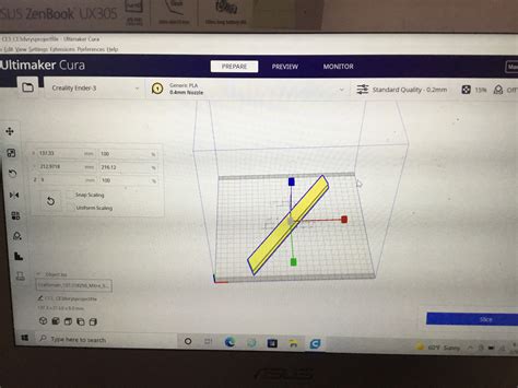 Unchecked Scaling Function Does Not Work · Issue 11411 · Ultimaker