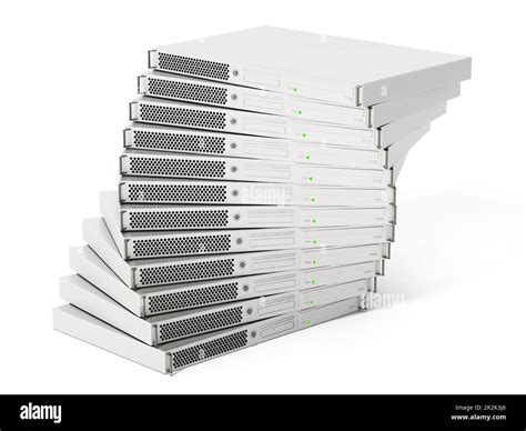 dna shaped data server units isolated on white background 3d
