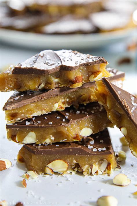Easy Toffee Recipe Simply Home Cooked