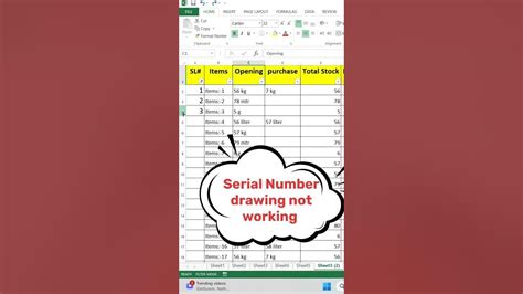Fix Serial Number Dragging And Fill Series Deactivated Issue In Excel