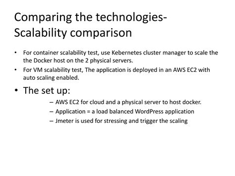 Performance Comparison Between Linux Containers And Virtual Machines PPT