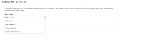I Am Unable To Restore The Previous Version Of A Sharepoint Folder