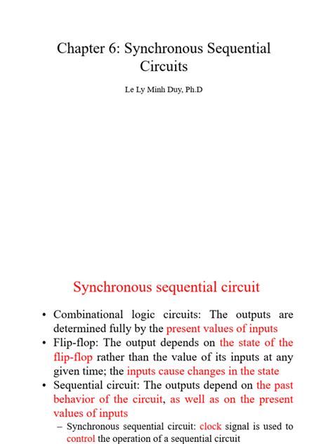 chapter 06 synchronous sequential circuits pdf software engineering