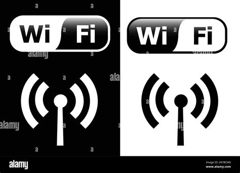 Wi Fi Symbols Vector Stock Vector Image And Art Alamy