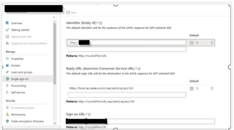 Single Sign On Saml2 Configuration For Sap Fiori Sap Community