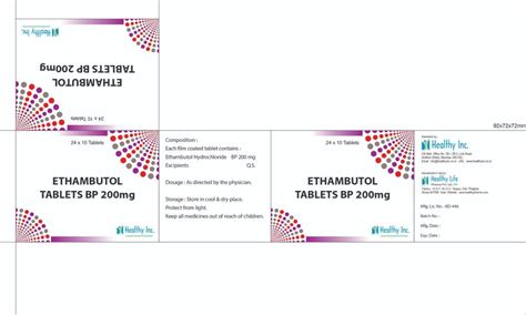 Ethambutol Hydrochloride Tablet Ethambutol Hcl Tablet Latest Price