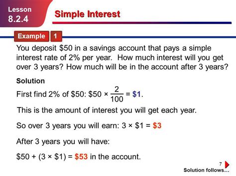 Simple Interest Examples