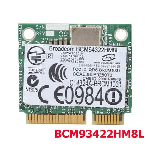 Card WiFi broadcom BCM94322HM8L dùng cho Hackintosh MacOs Điện Tử MTU