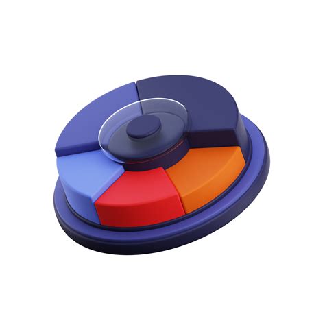 Pie Chart 3d Icon 23816920 Png