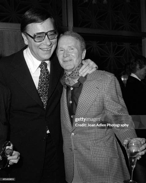 Film Producer Ross Hunter With Comedian Actor Red Buttons Attend A