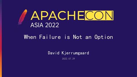 Failover Apachecon Asia 2022 Pptx